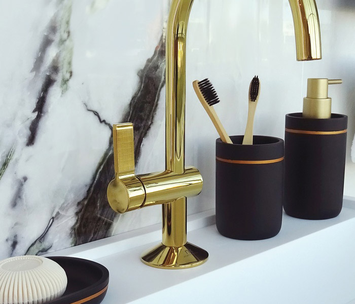 Badezimmer Accessoire - Badteppich - Duschvorhang - Spirella